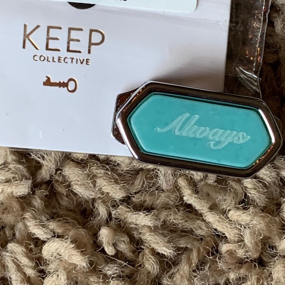 KEEP Collective | Jewelry | Keep Collective Engraved Geo Bar Turquoise ...